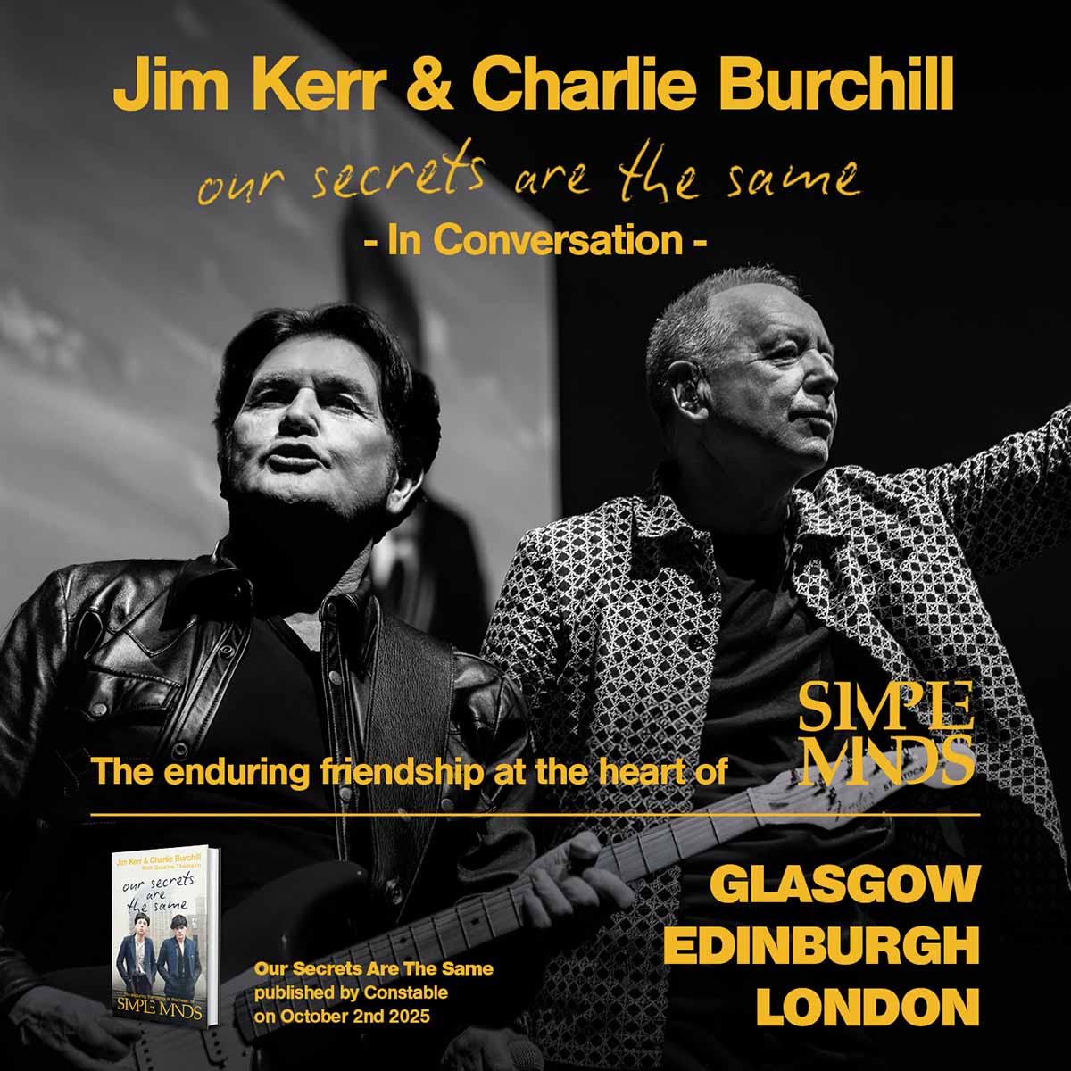 An Evening with Jim Kerr & Charlie Burchill - SIMPLEMINDS.COM